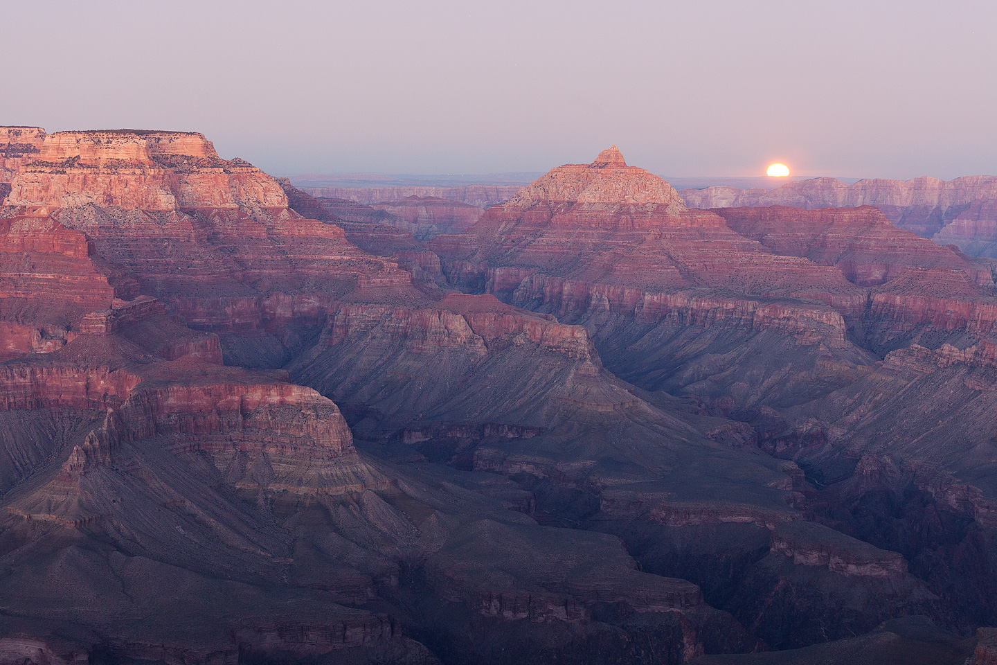 Supermoon Rise over the Grand Canyon – Shoshone Point, South Rim ...